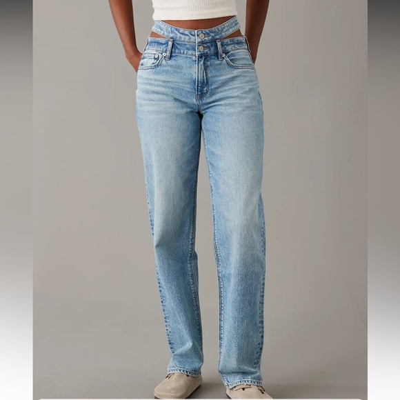 American Eagle Outfitters | Jeans | Ae Strigid Super Highwaisted Baggy ...